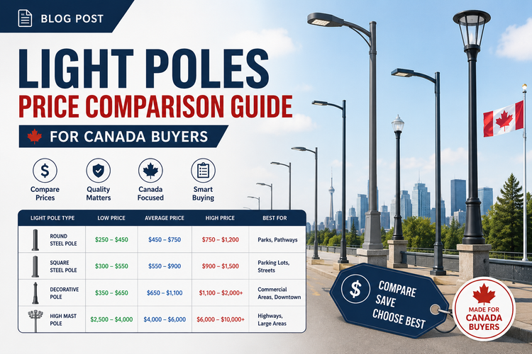 Light Poles Price Comparison Guide for Canada Buyers